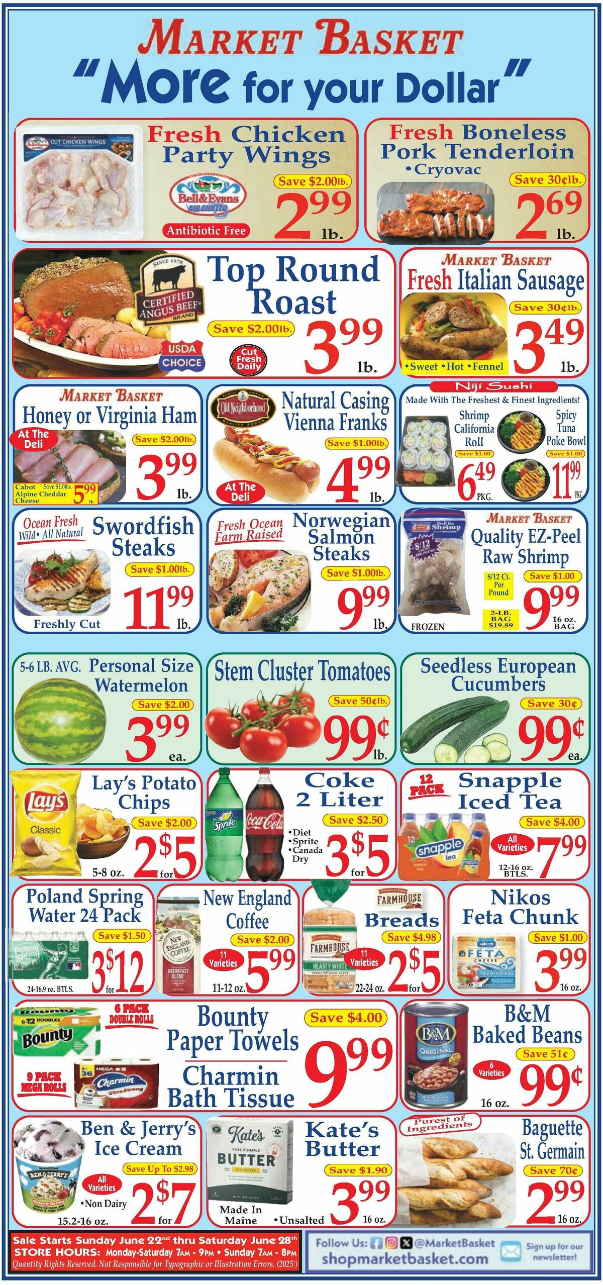Market Basket Flyer from June 22