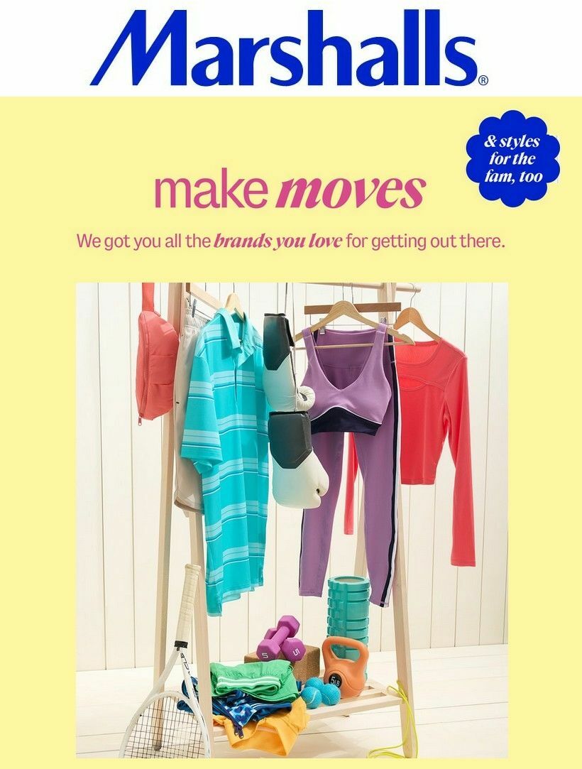 Marshalls from January 8