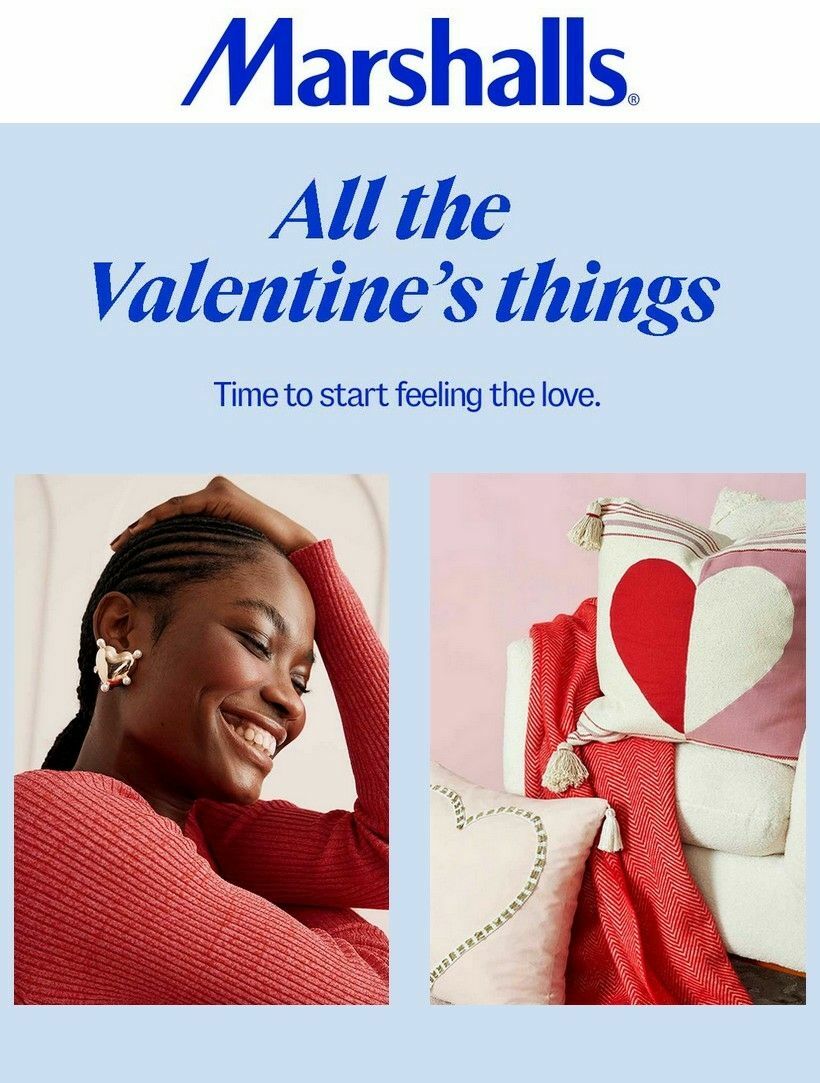 Marshalls Valentine's Day from January 23