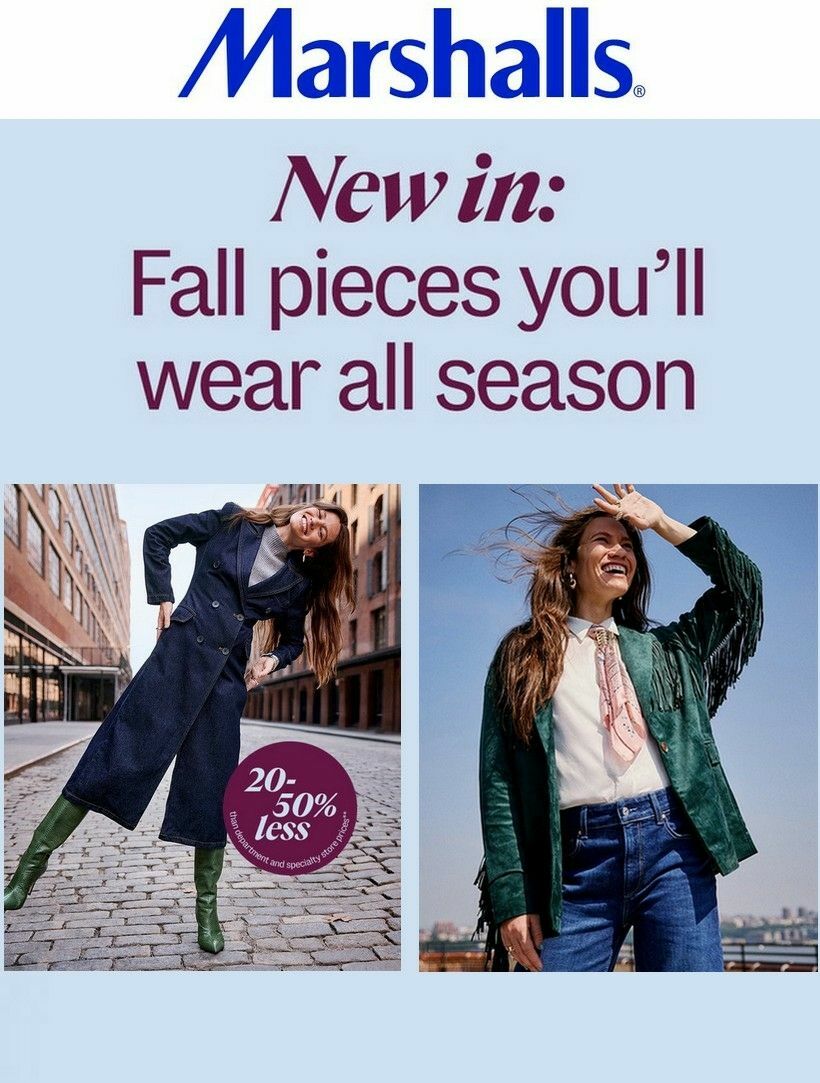 Marshalls from September 19