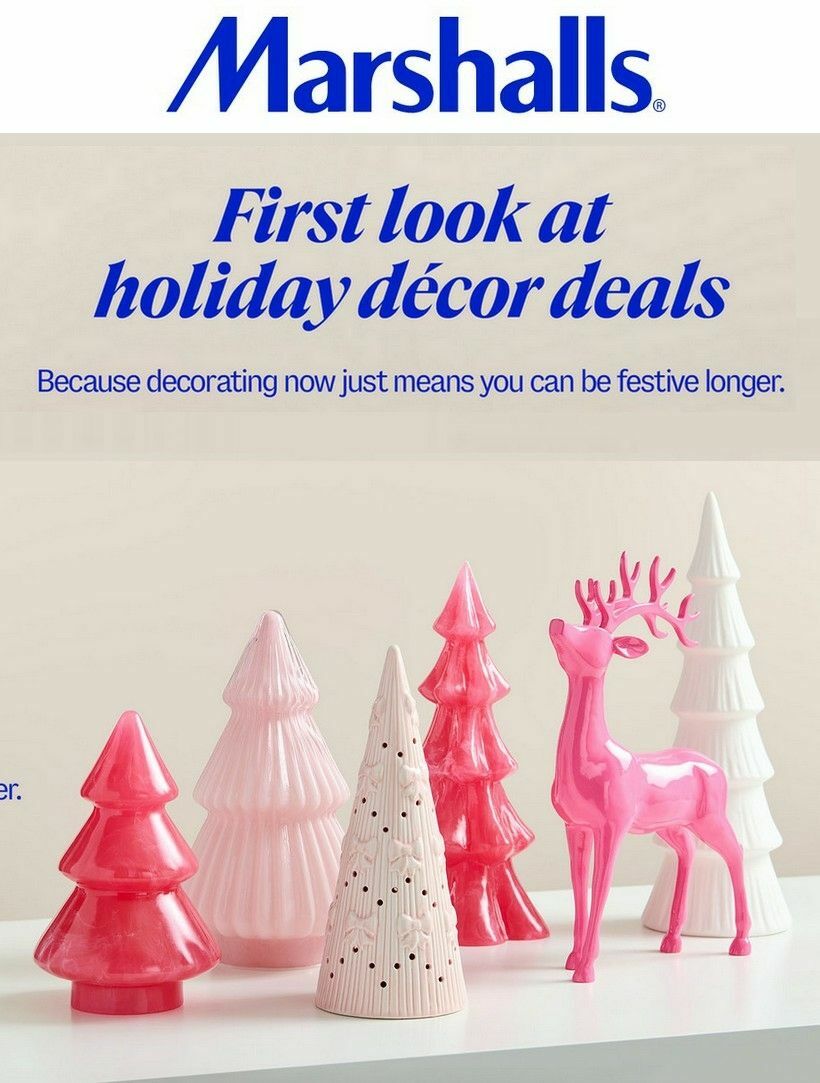Marshalls from October 18