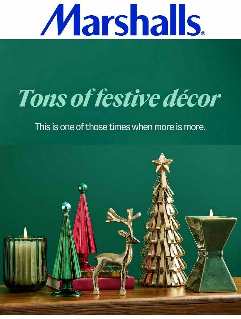Marshalls from December 9