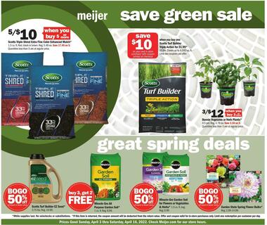 Menards Garden Center Catalog Weekly Ads & Special Buys for March 22