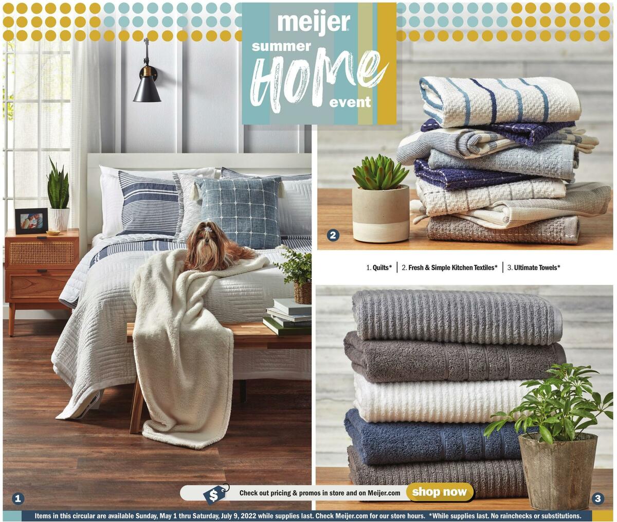 Meijer Home Weekly Ad from May 1