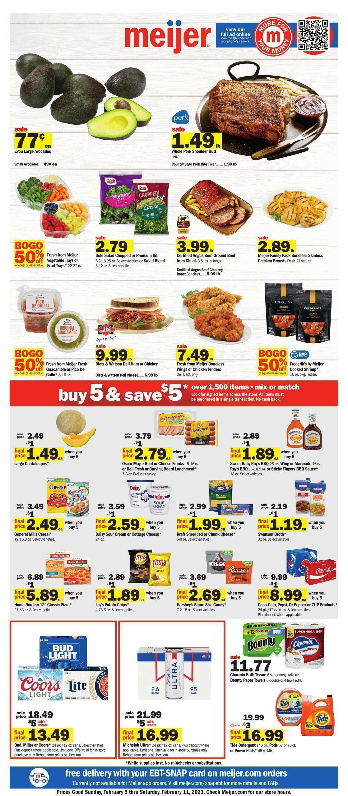 Meijer Weekly Ad from February 5