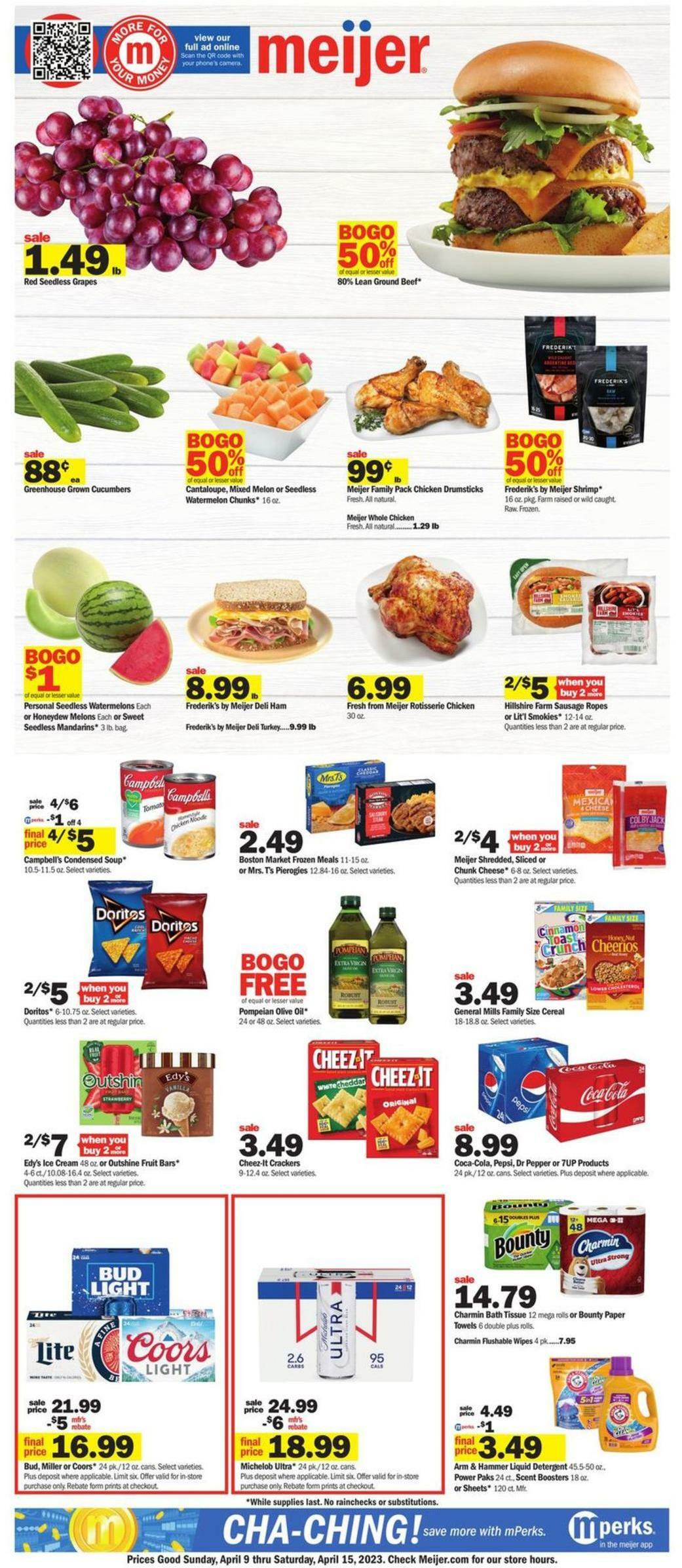 Meijer Weekly Ad from April 9