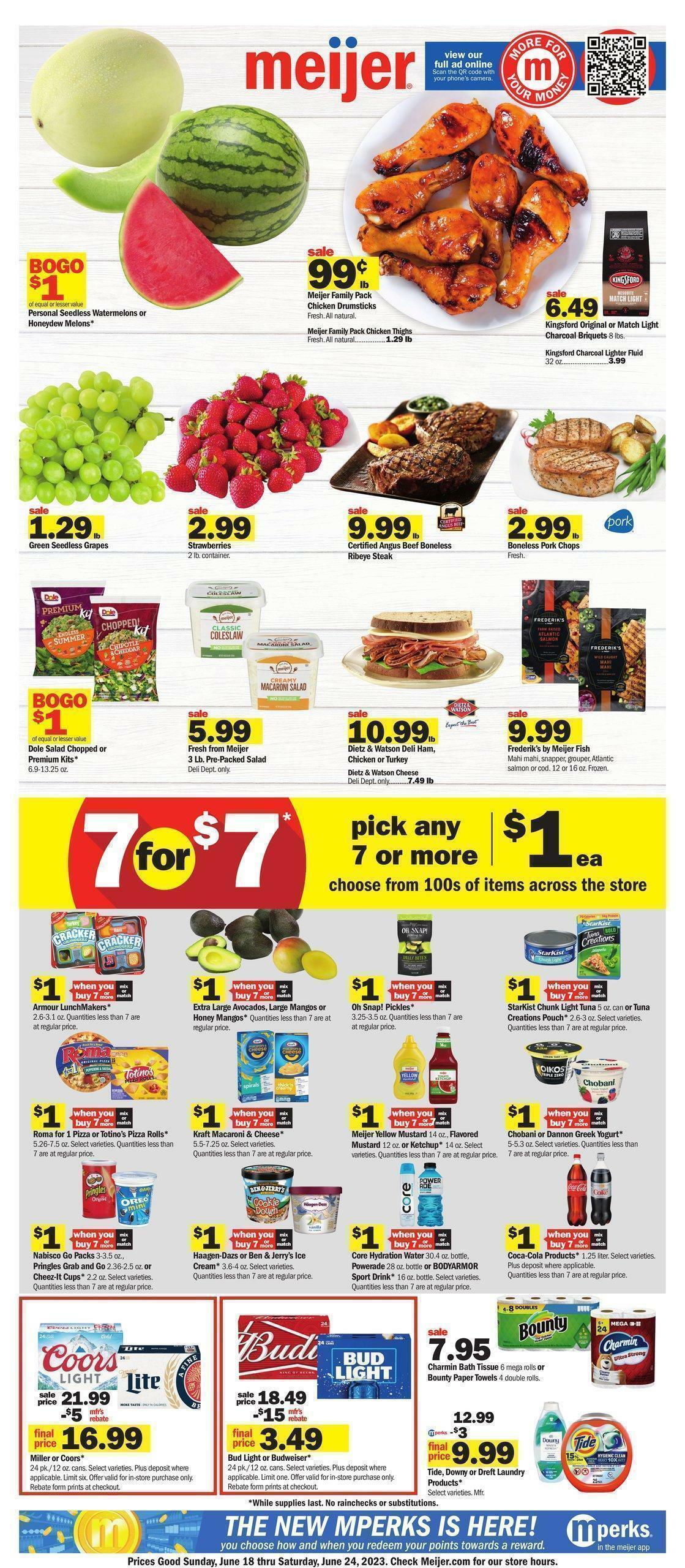 Meijer Weekly Ad from June 18
