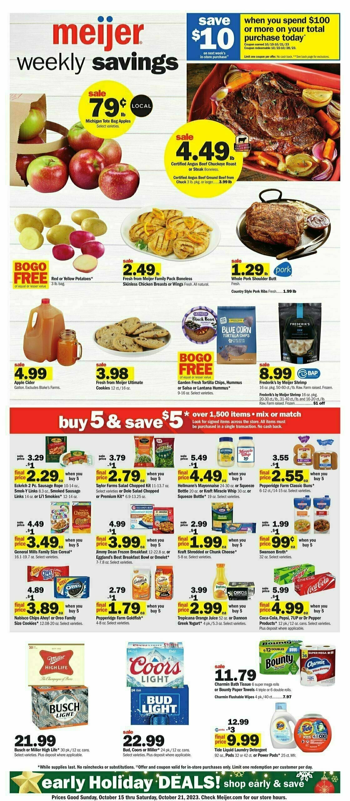 Meijer Weekly Ad from October 15
