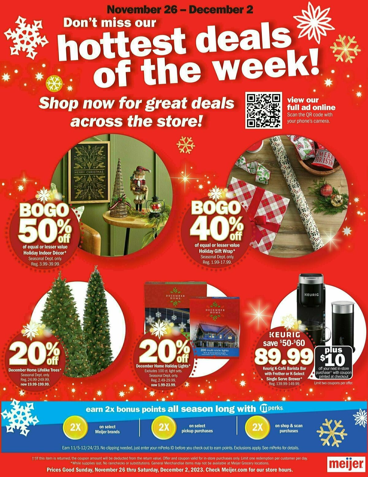 Meijer Hot Deals Ad Weekly Ad from November 26