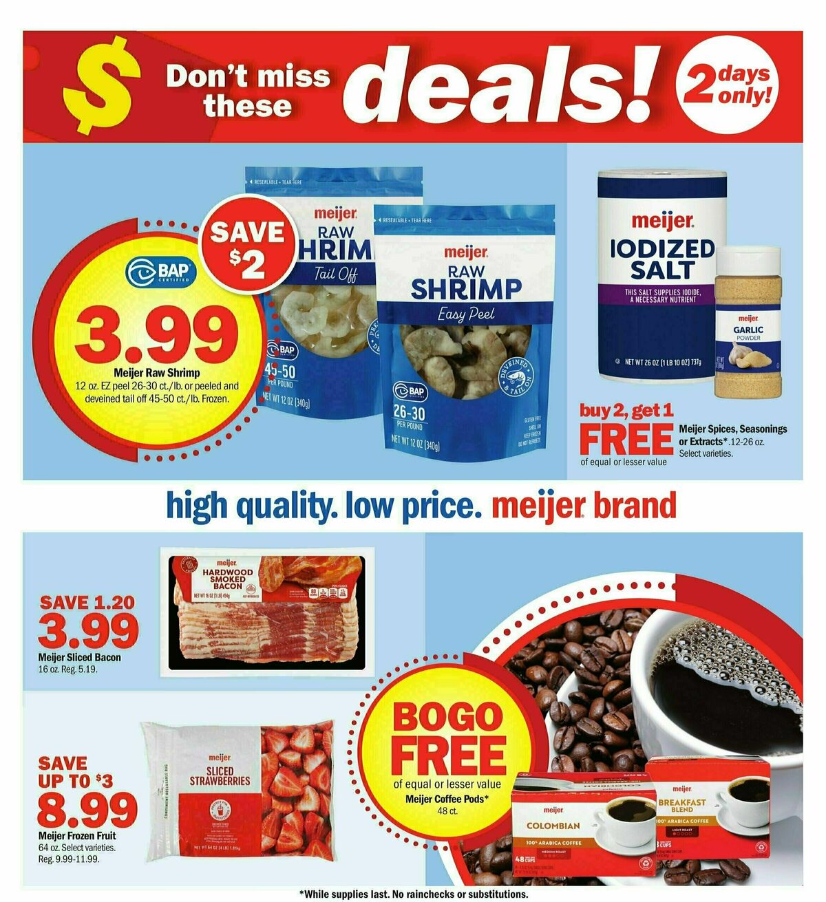Meijer Super Sale Weekly Ad from July 12 - Page 2
