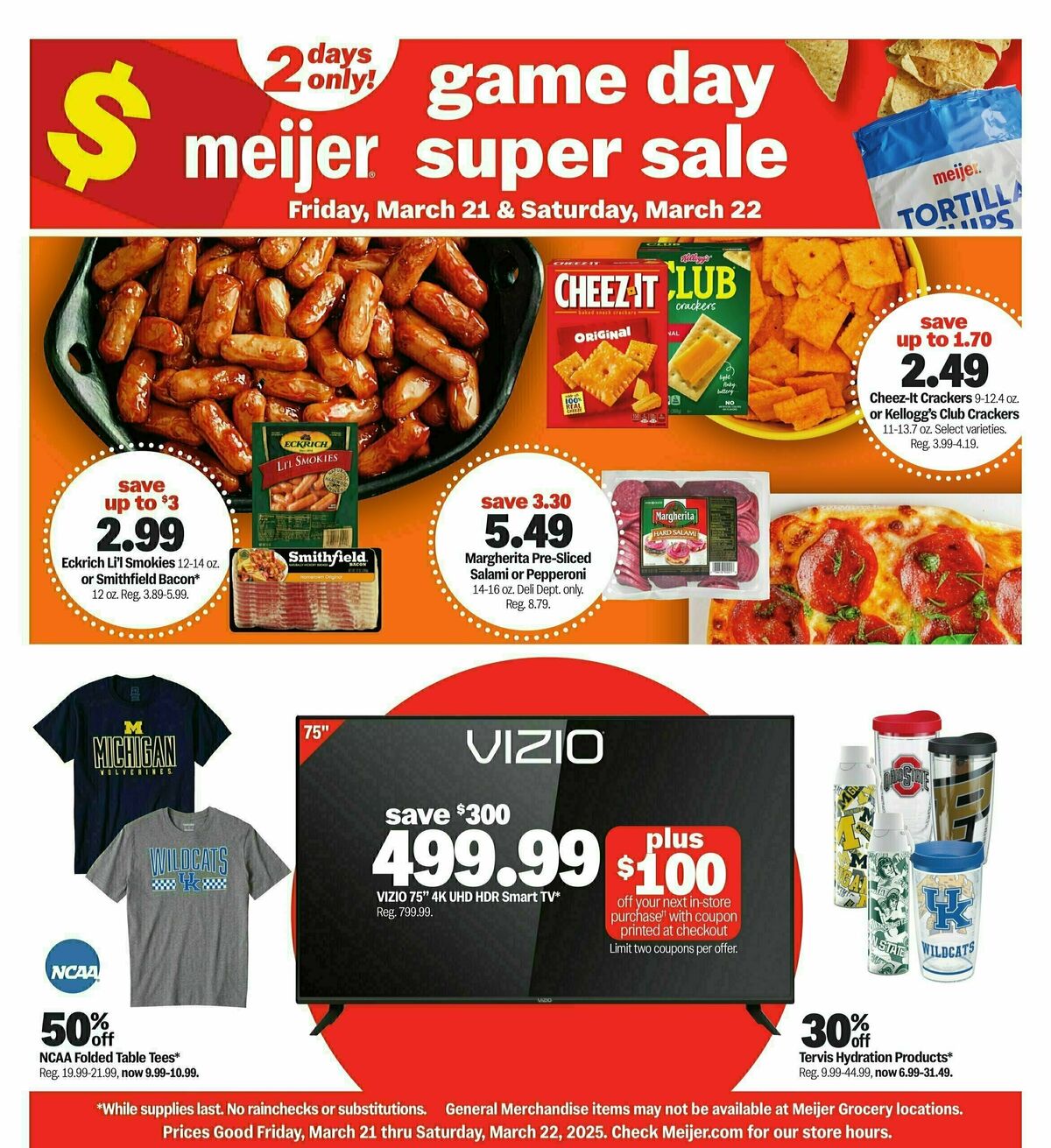 Meijer Super Sale Weekly Ad from March 21