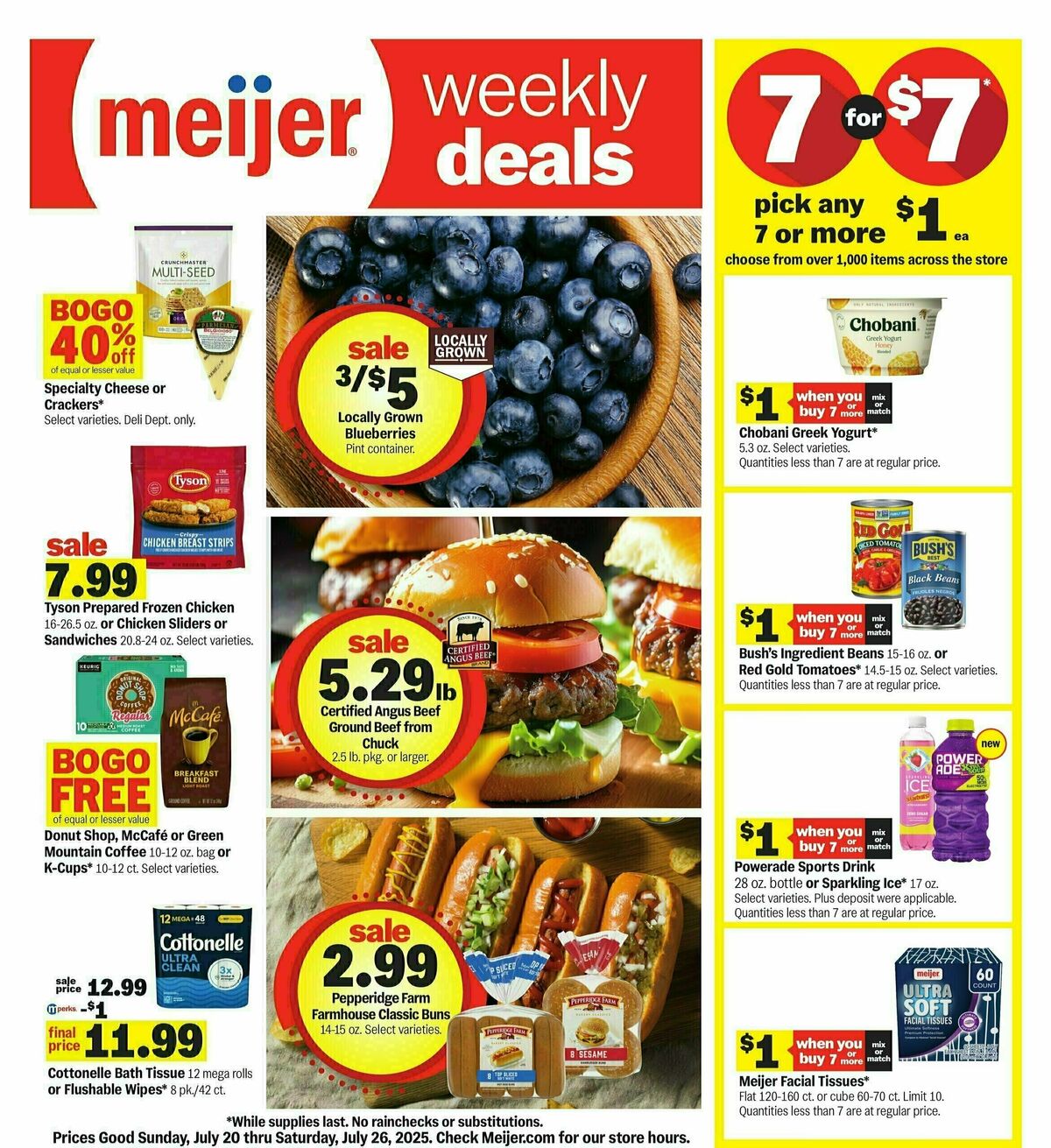 Meijer Weekly Ad from July 20