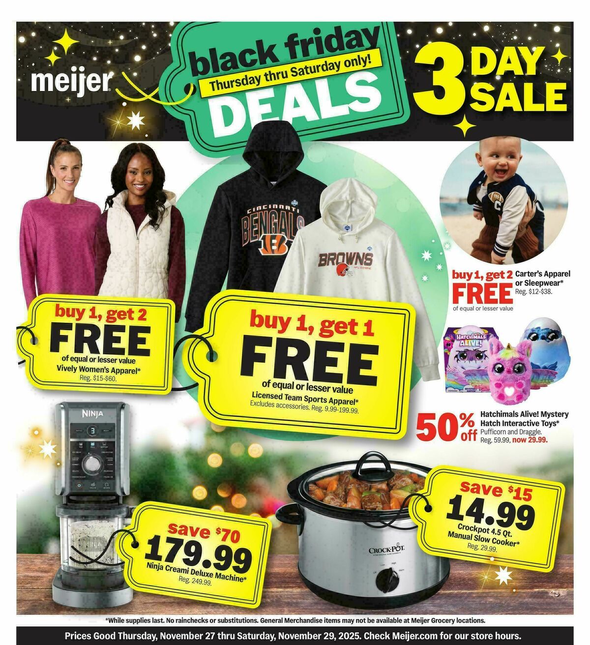 Meijer Black Friday Deals Weekly Ad from November 27