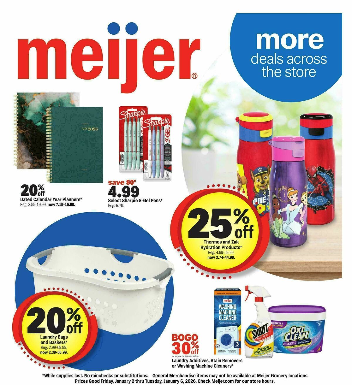 Meijer More deals across the store Weekly Ad from January 2