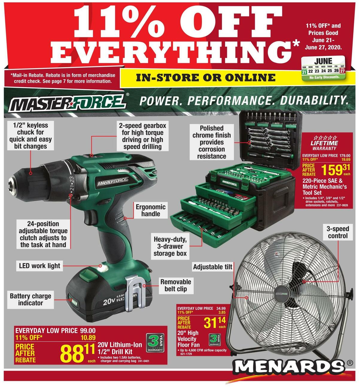Menards Weekly Ads & Special Buys from June 21