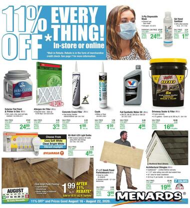 Menards Official Site