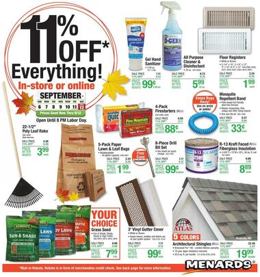 Menards - Kenosha, WI - Hours & Weekly Ad