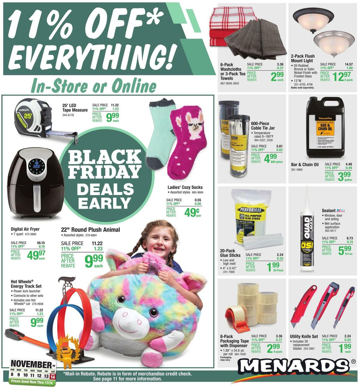 Menards Weekly Ads & Special Buys from November 8