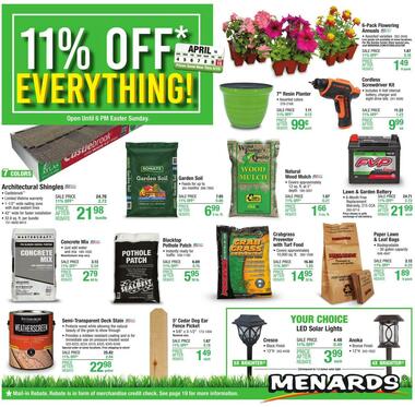 Menards - Brooklyn Park, MN - Hours & Weekly Ad