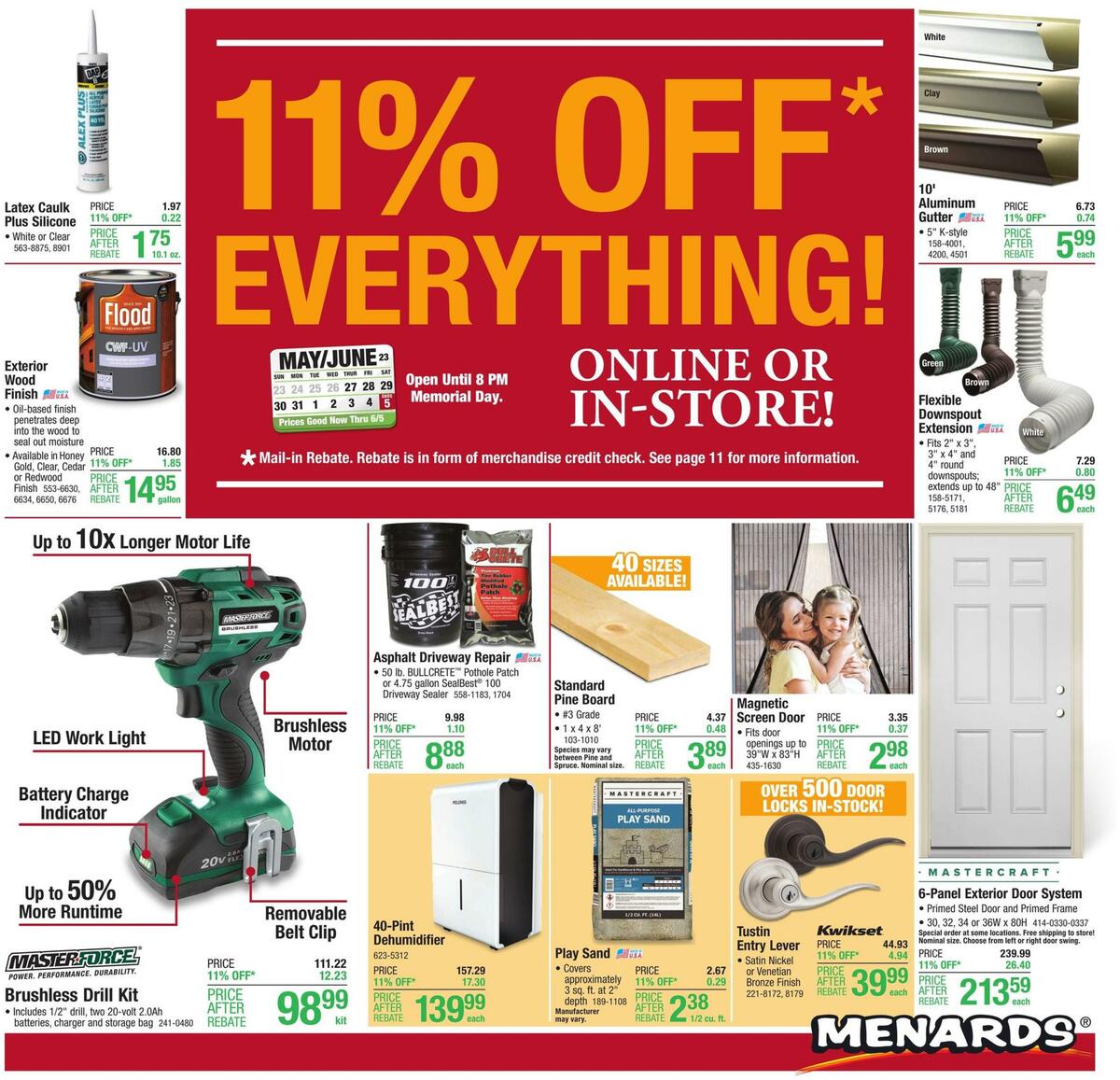 Menards Weekly Ads & Special Buys from May 27