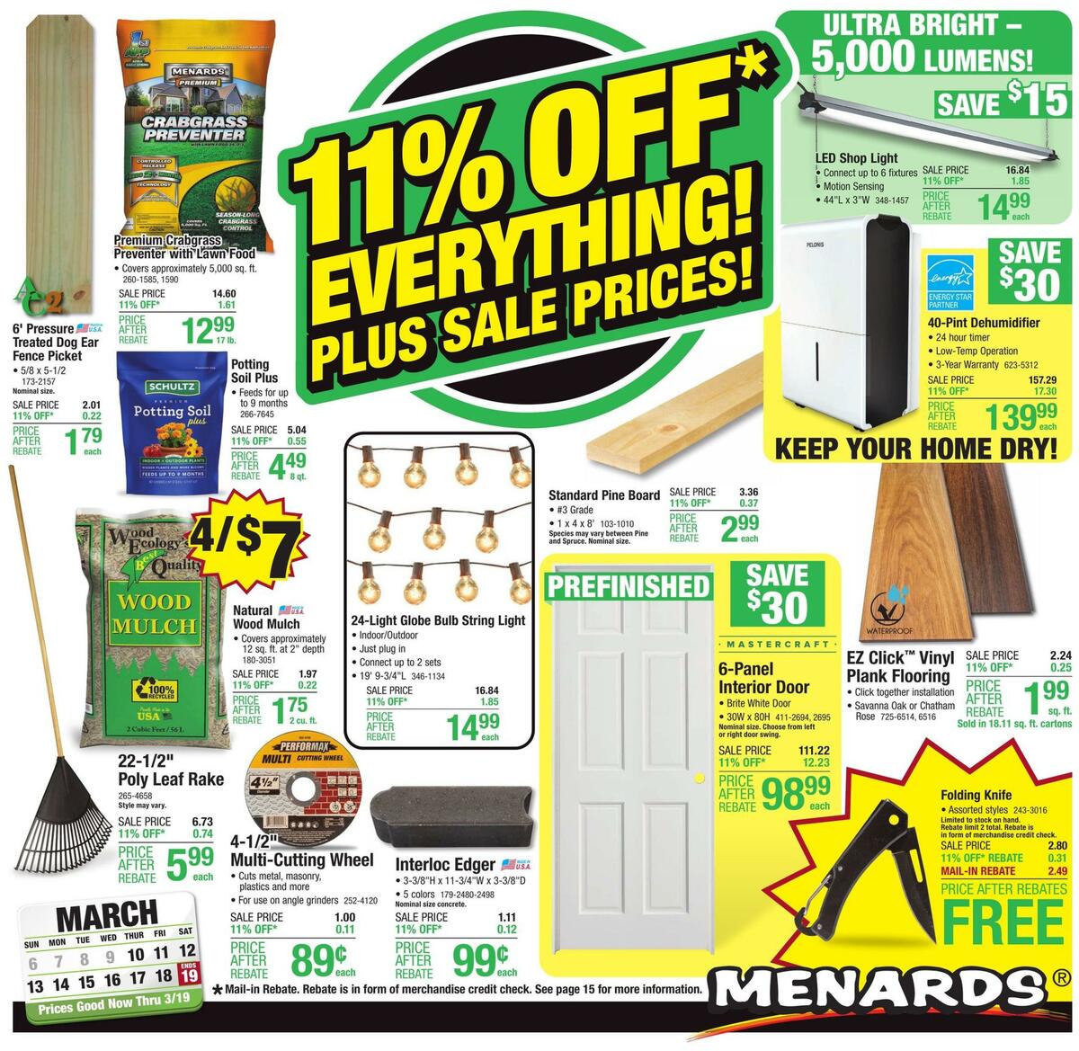 Menards Weekly Ads & Special Buys from March 10