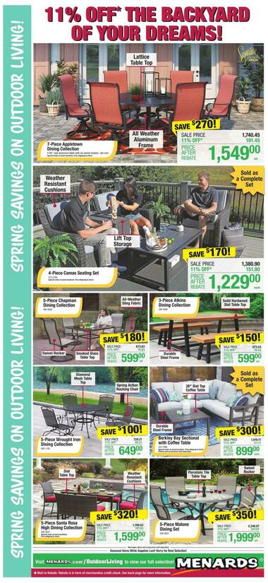 Menards Garden Center Catalog Weekly Ads & Special Buys for March 22