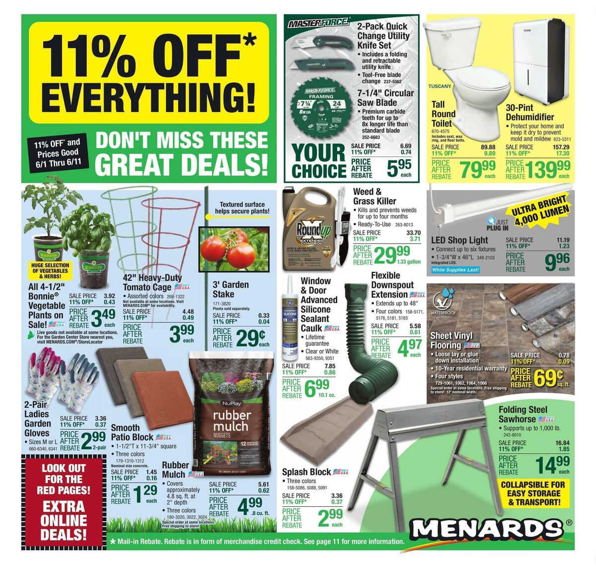 Menards Weekly Ads & Special Buys from May 31