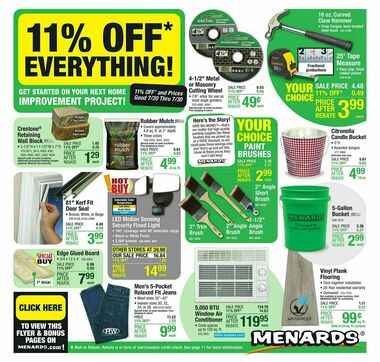 Menards Weekly Ads & Special Buys