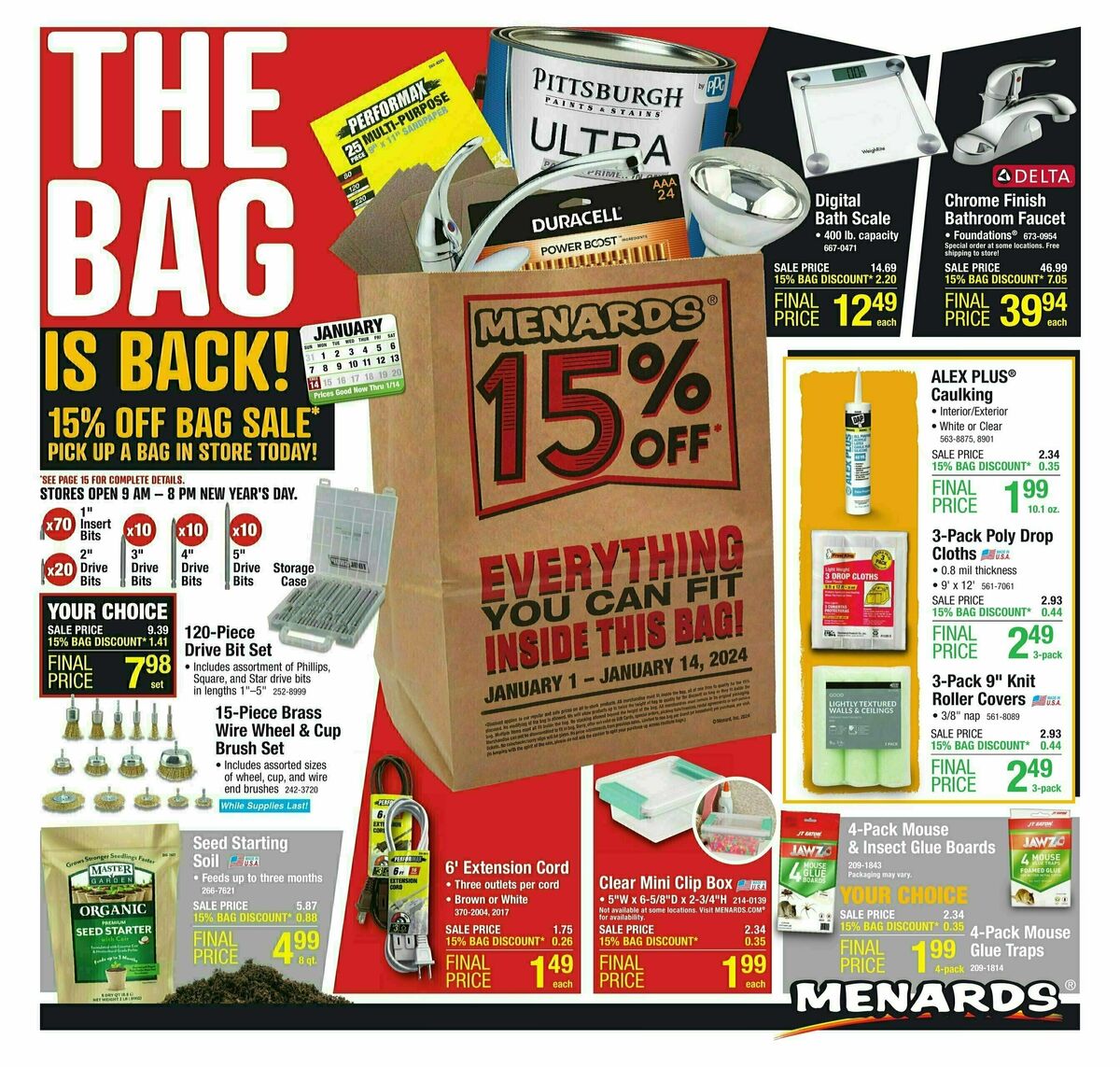 Menards Weekly Ads & Special Buys from January 1