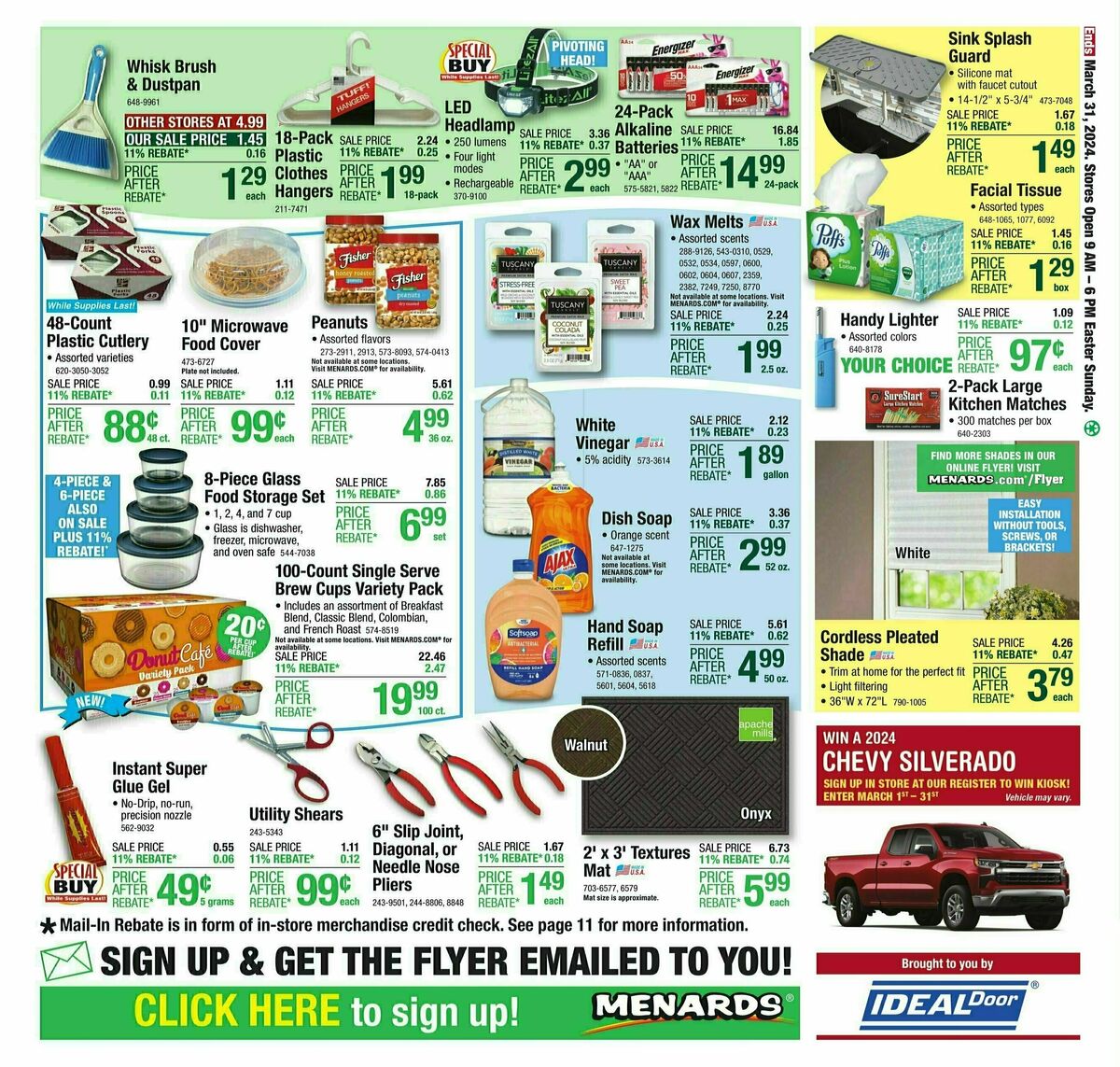 Menards 11% Rebate Sale Weekly Ads & Special Buys from March 20 - Page 26