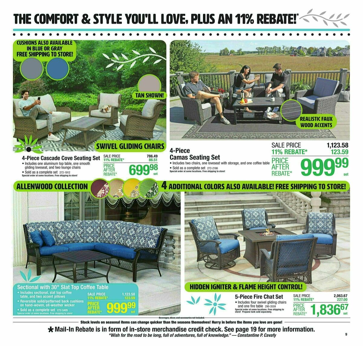 Menards 11% Rebate Sale Weekly Ads & Special Buys from April 3 - Page 14