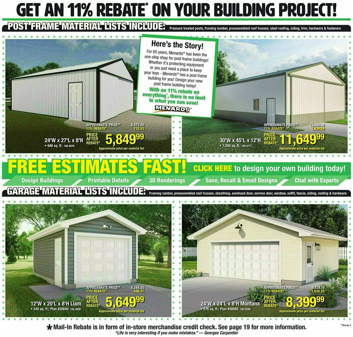 Menards 11% Rebate Sale Weekly Ads & Special Buys from April 3 - Page 3
