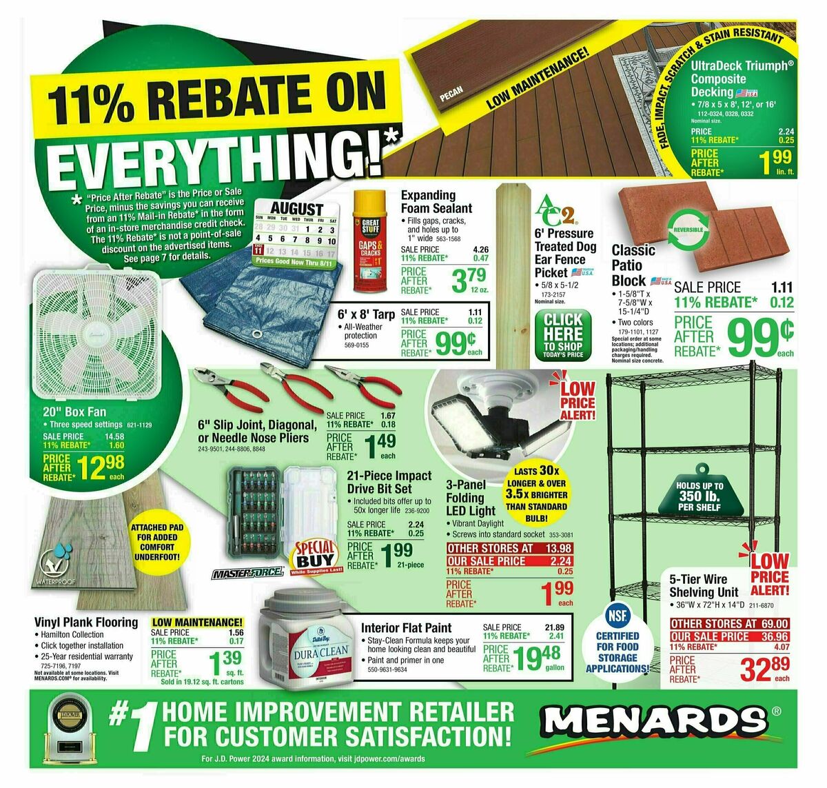 Menards Weekly Ads & Special Buys from July 31