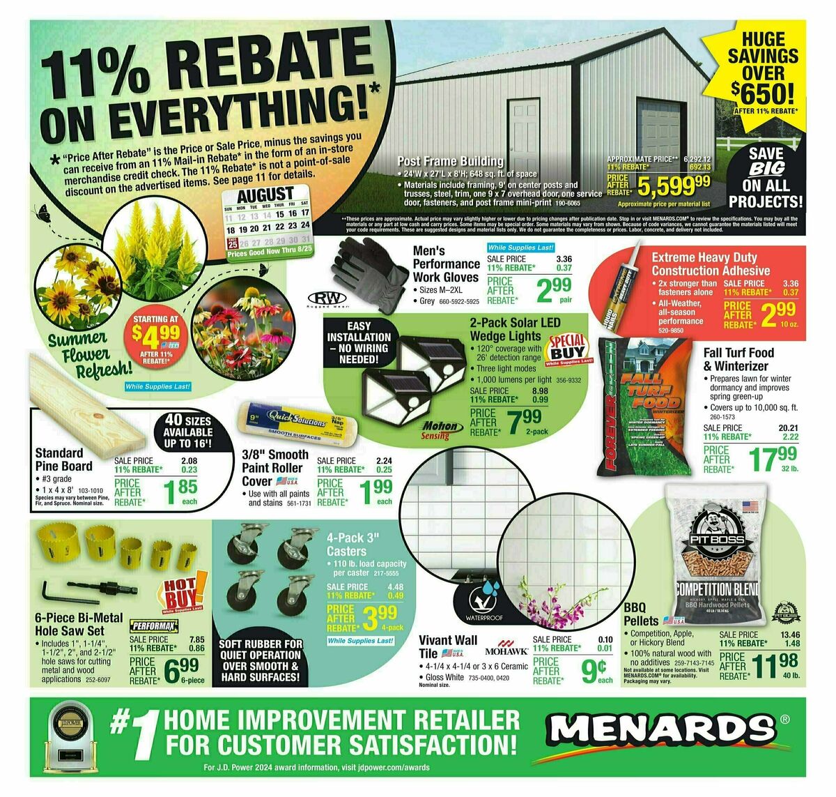 Menards Weekly Ads & Special Buys from August 14