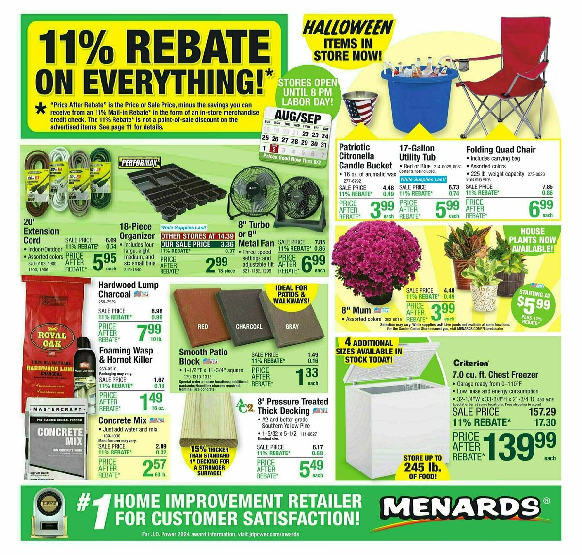 Menards Weekly Ads & Special Buys from August 21
