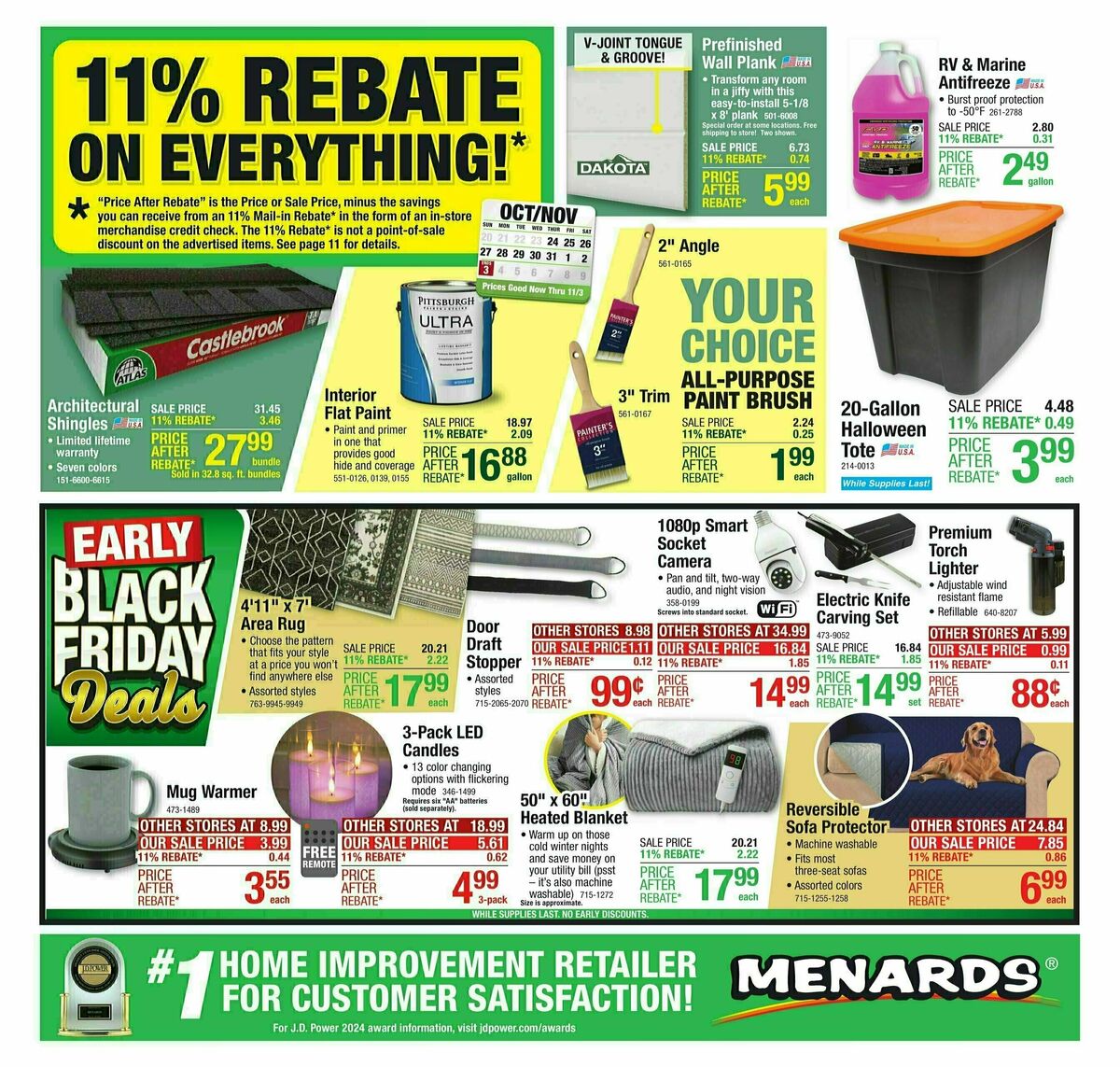 Menards Weekly Ads & Special Buys from October 23