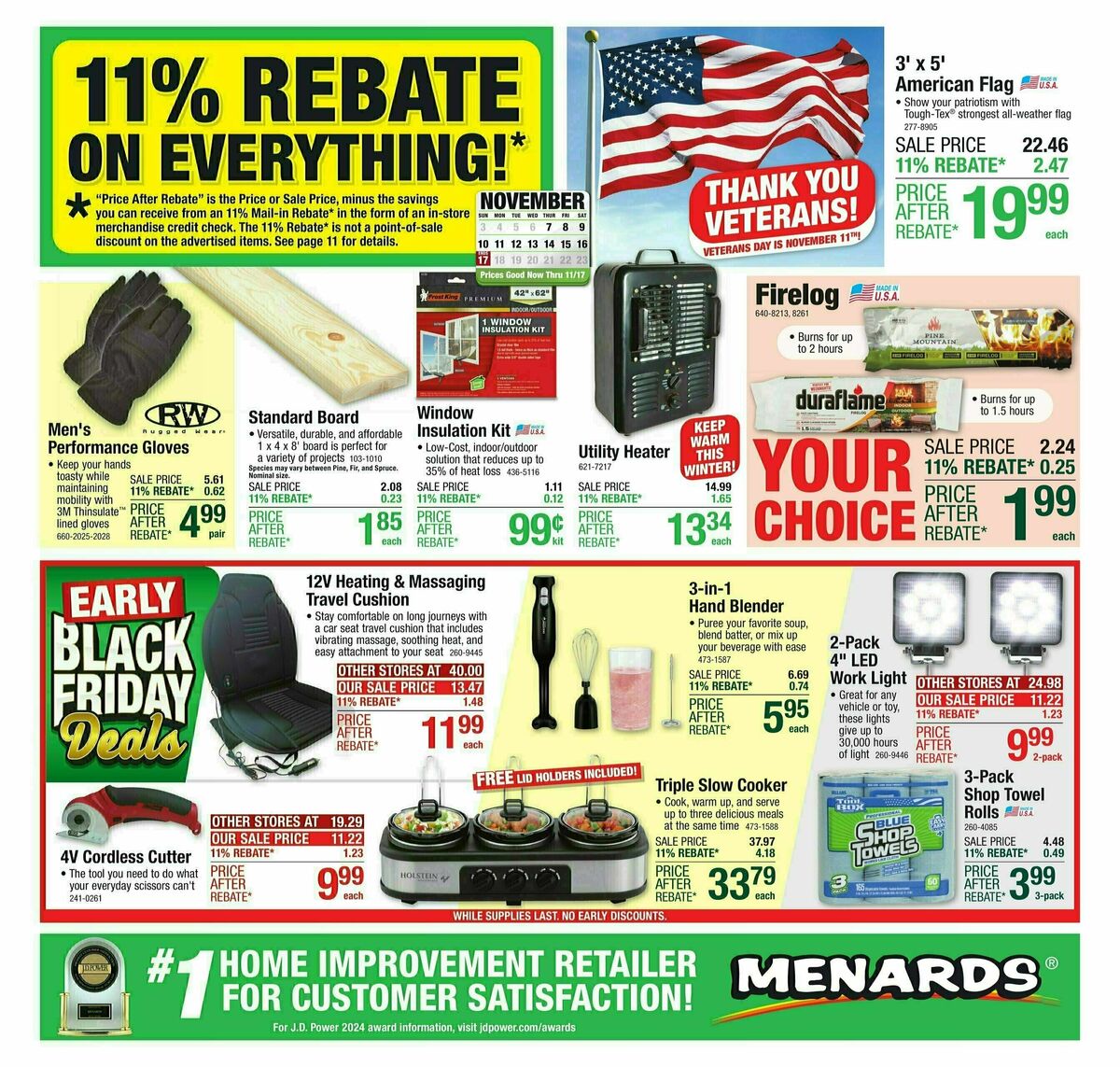 Menards Weekly Ads & Special Buys from November 6