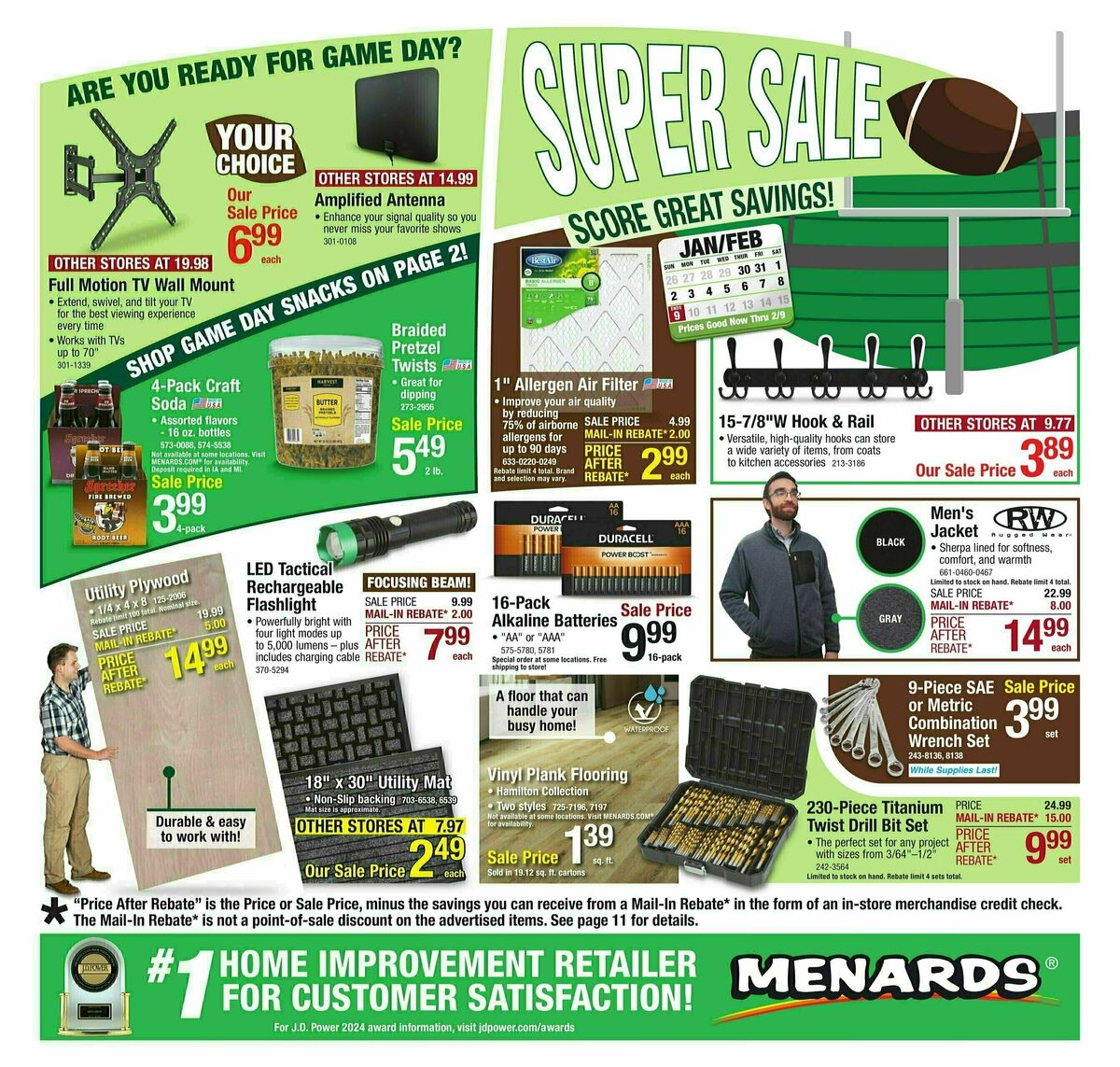 Menards Weekly Ads & Special Buys from January 29