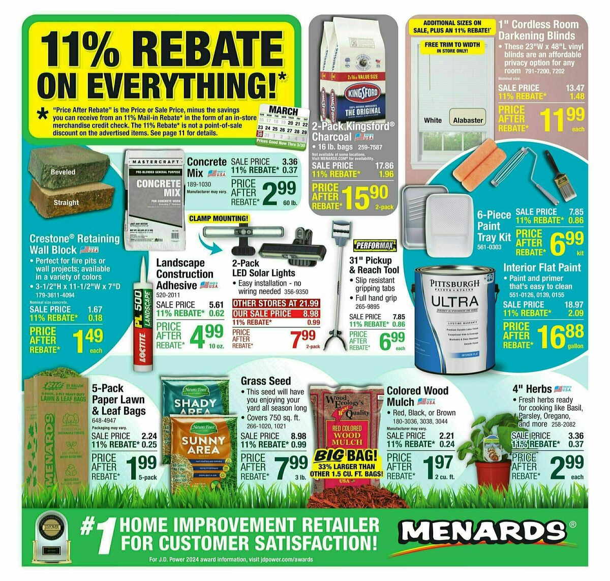 Menards Weekly Ads & Special Buys from March 19