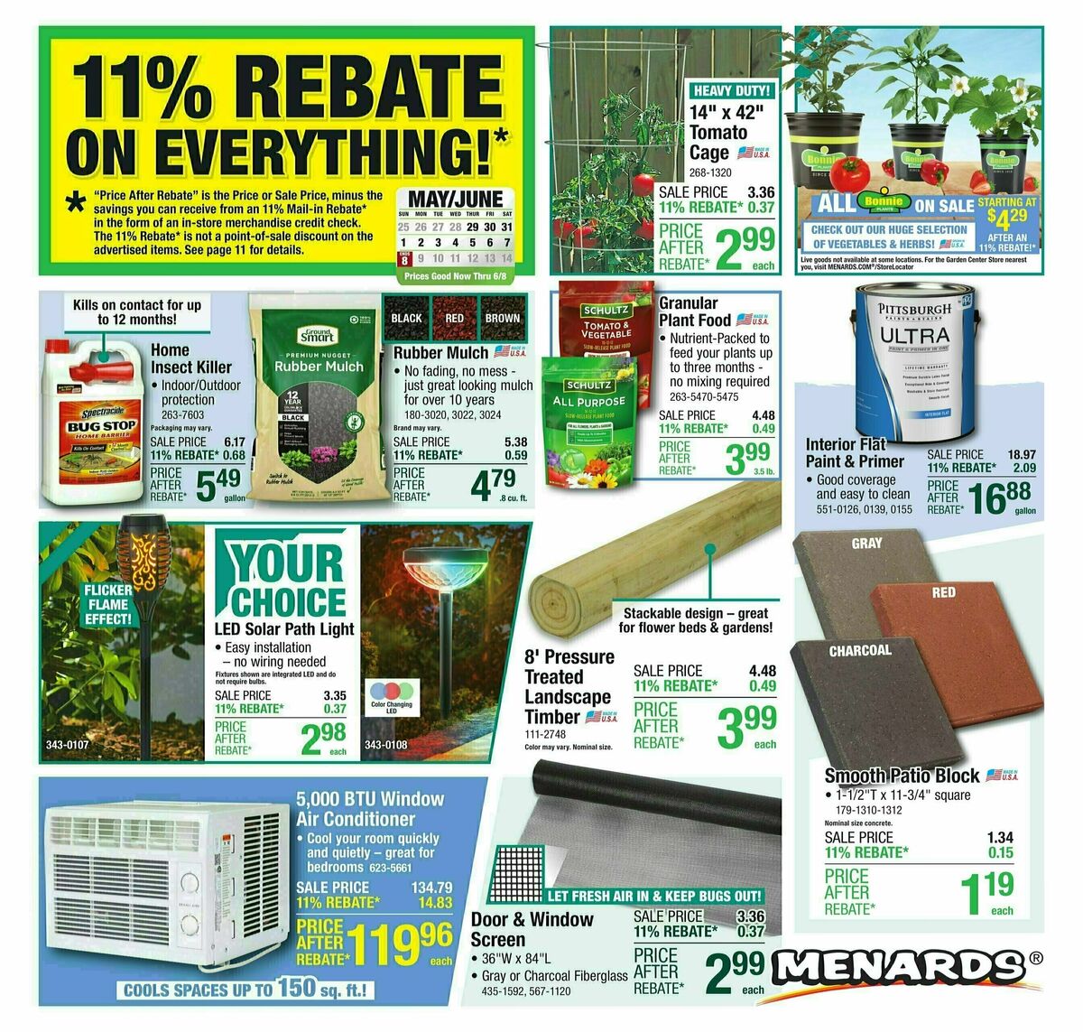 Menards Weekly Ads & Special Buys from May 28