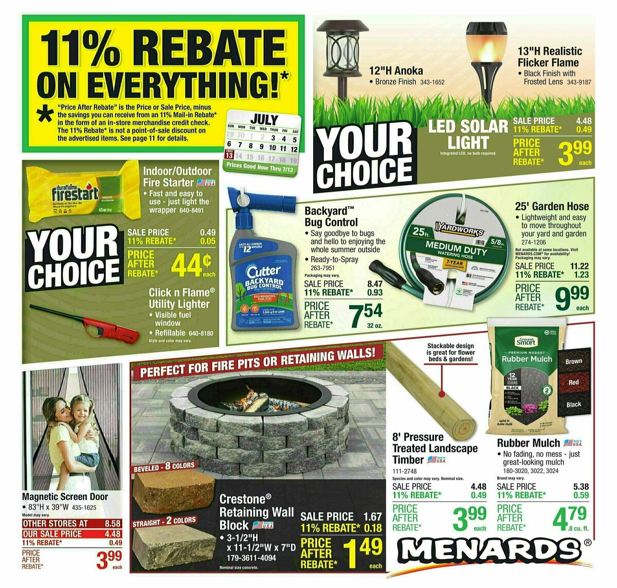 Menards Weekly Ads & Special Buys from July 2