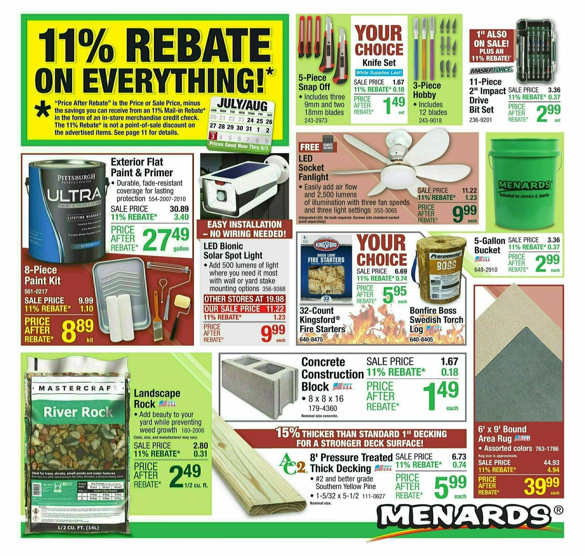 Menards Weekly Ads & Special Buys from July 23