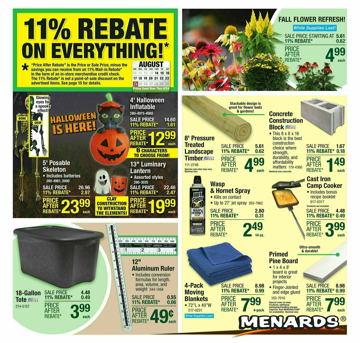 Menards Weekly Ads & Special Buys from August 13
