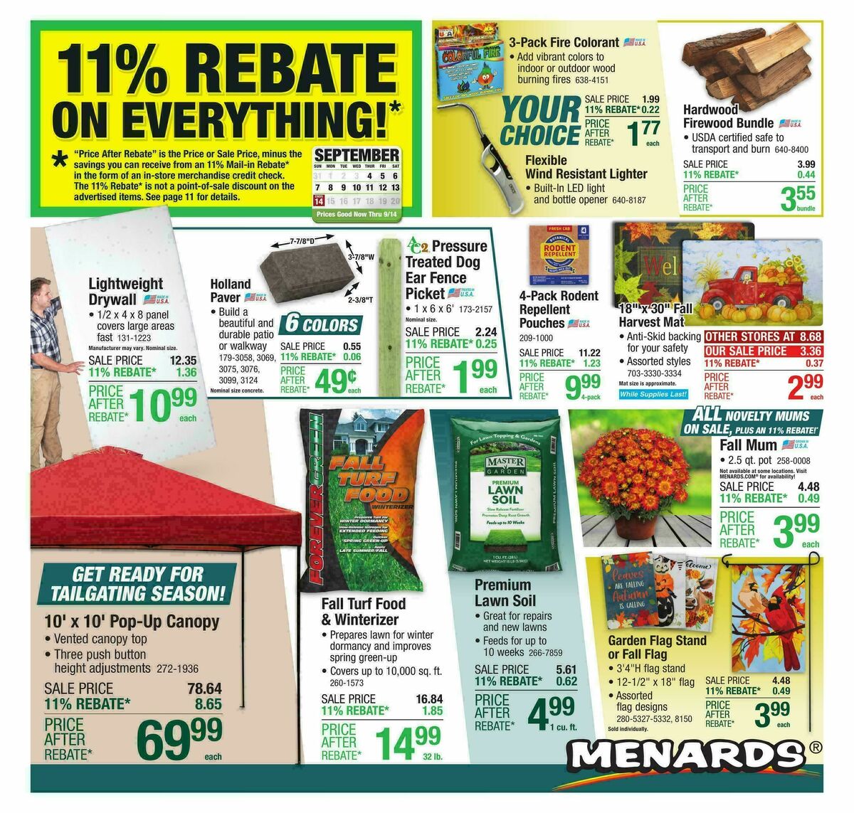Menards Weekly Ads & Special Buys from September 3