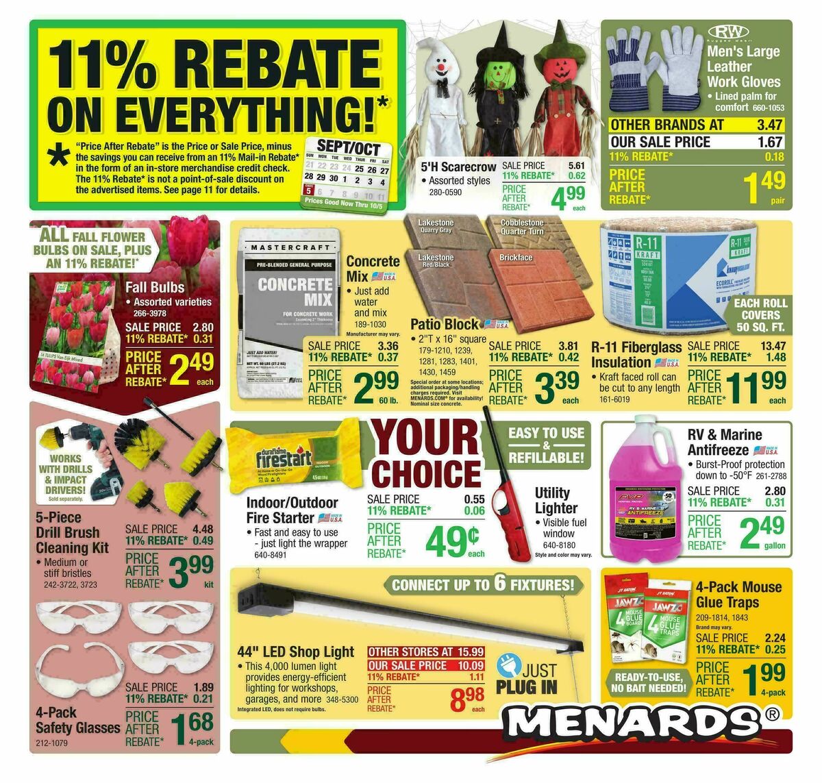 Menards Weekly Ads & Special Buys from September 24