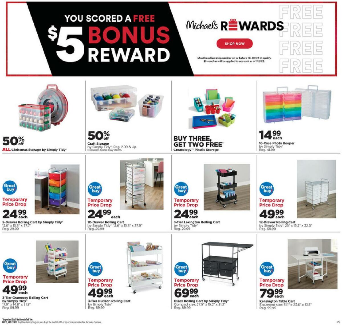 Michaels Ad This Week from January 8