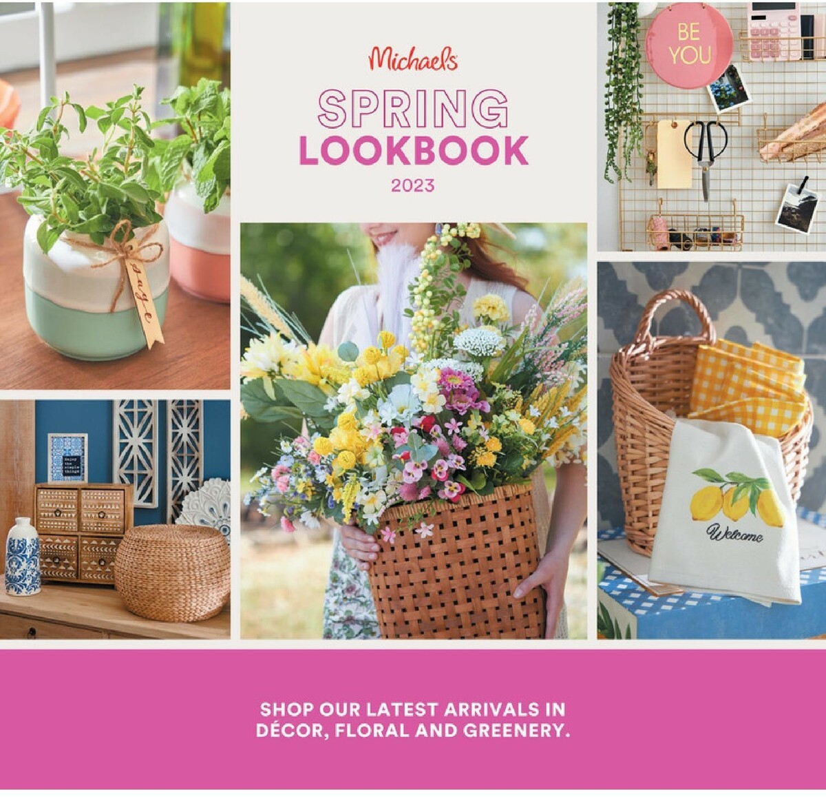 Michaels Spring Look Book Ad This Week from February 26