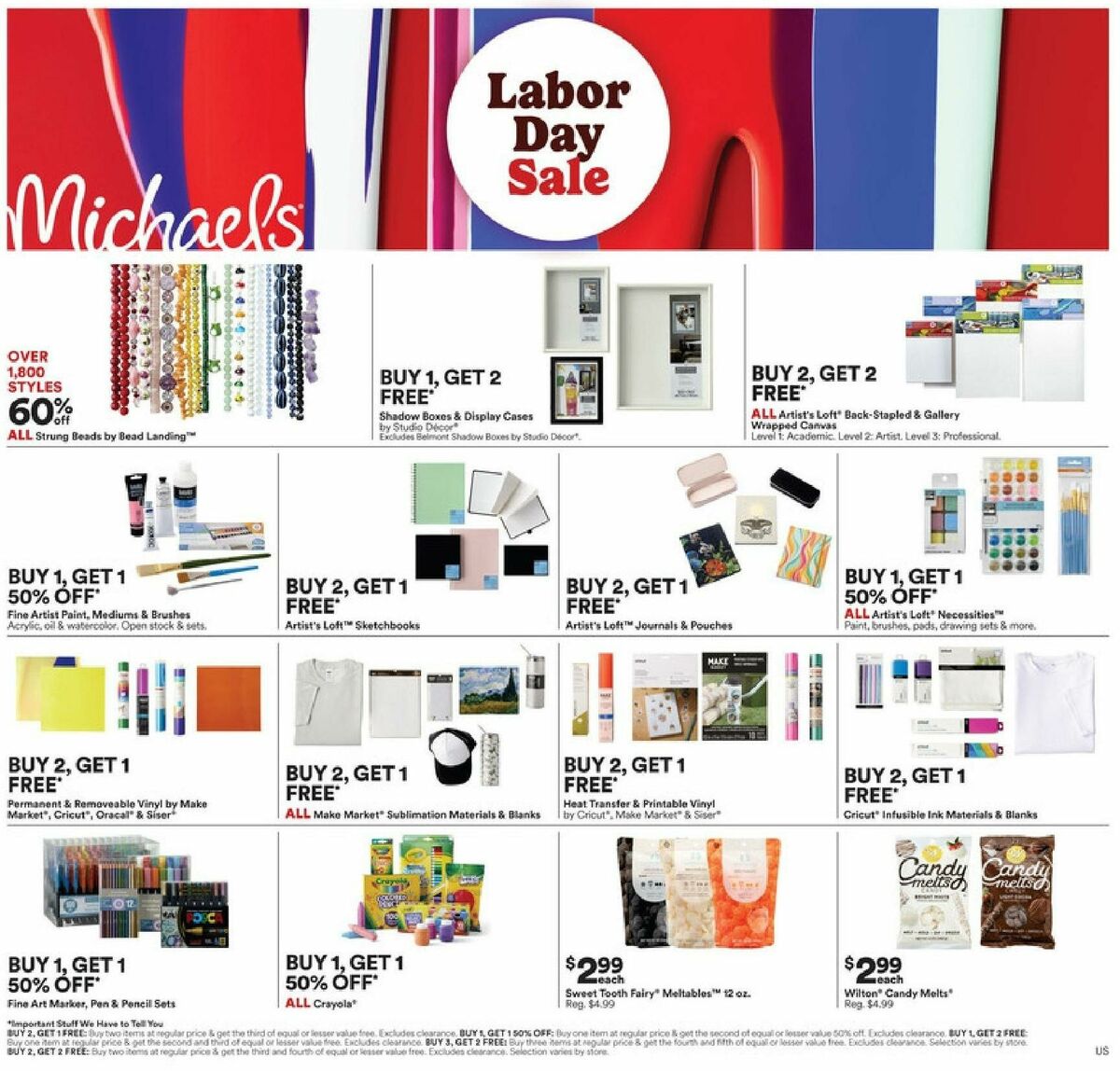 Michaels Ad This Week from September 1