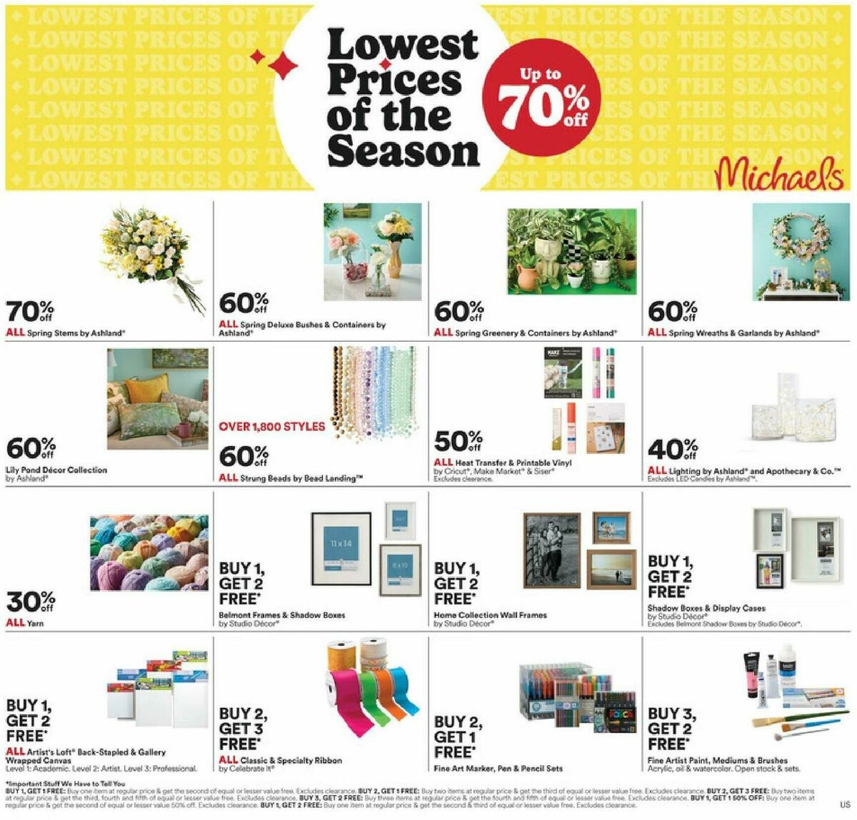 Michaels Ad This Week from March 28