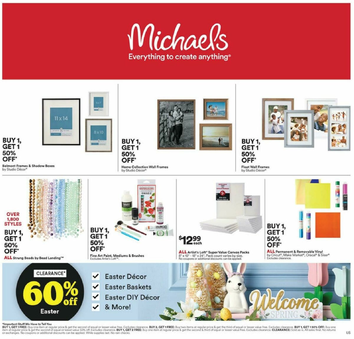 Michaels Ad This Week from April 20